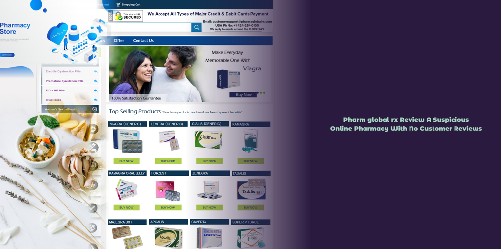 Pharm Global Rx Review A Suspicious Online Pharmacy With No Customer ...